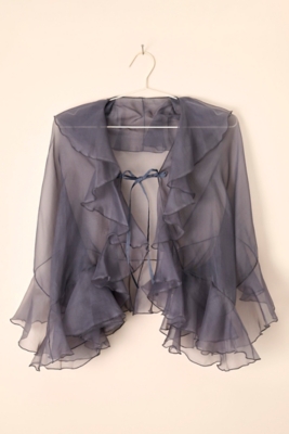 Vintage Sheer Organza Blouse | Nuuly