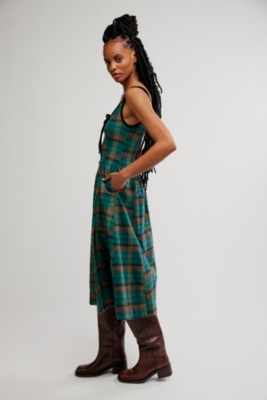 Freya Plaid Midi Dress | Nuuly