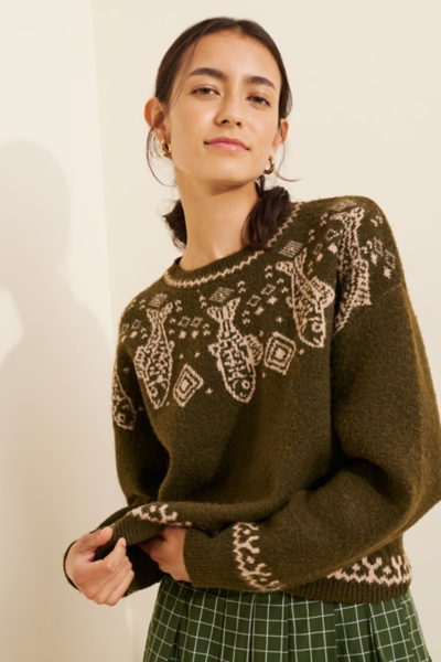 Fish Argyle Sweater | Nuuly