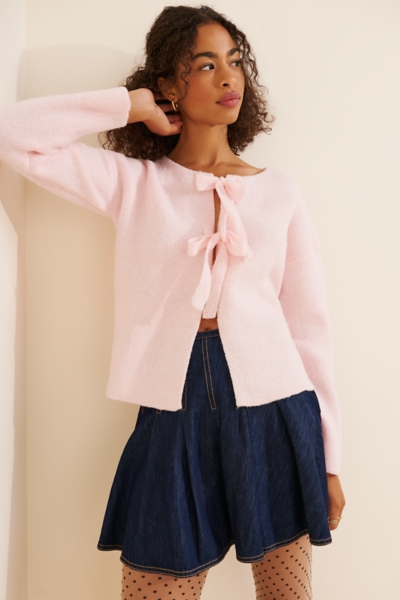 Arden Bow Cardigan | Nuuly
