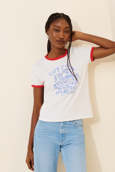 The Lil Goodie Ringer T-Shirt | Nuuly