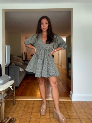 Vero Shapeless V-Neck Mini Dress | Nuuly