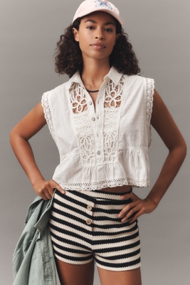 Cropped Swing Blouse | Nuuly