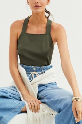 Seamed Cross-Back Tank | Nuuly