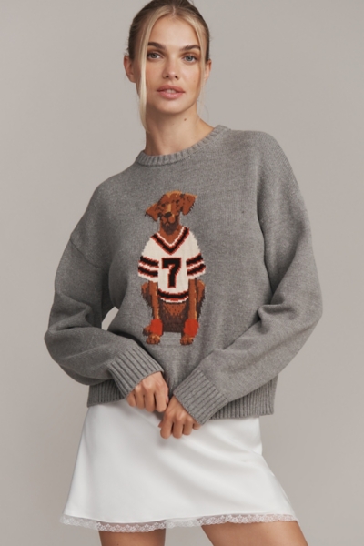 Jolene Dog Pullover Sweater | Nuuly