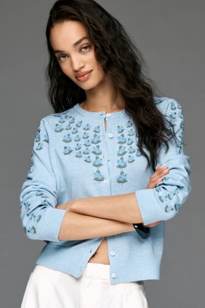 Juliet Embroidered Cardigan Sweater | Nuuly