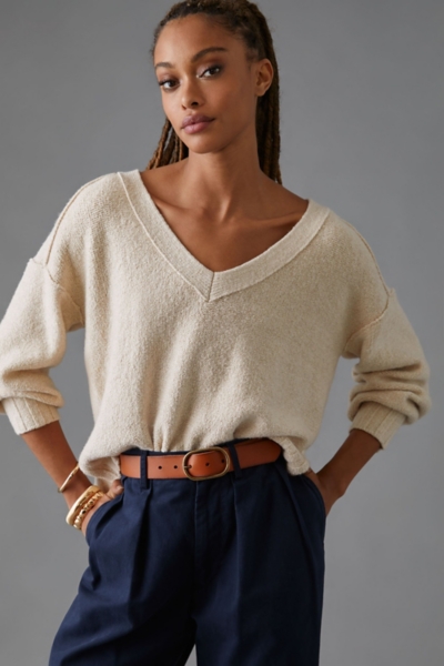Deep-V Knit Sweater | Nuuly