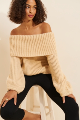 Asymmetrical Foldover Sweater | Nuuly