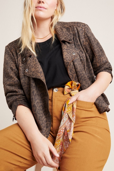Marni Leopard Moto Jacket | Nuuly