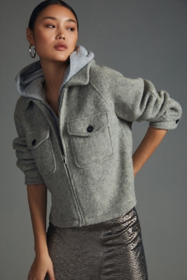 Hooded Shirt Jacket | Nuuly