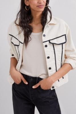 Contrast Denim Jacket | Nuuly