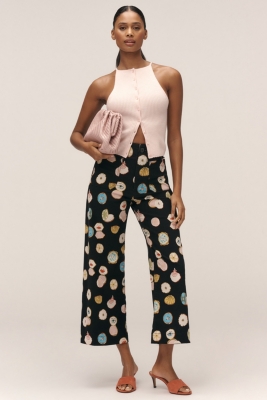 The Colette Crop Wide-Leg Pants: Danielle Kroll Ed | Nuuly