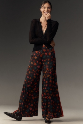 Star Print Wide Leg Pants | Nuuly