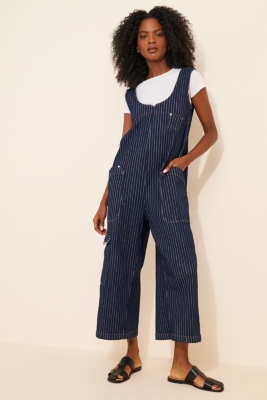 Zip Front Denim Overalls | Nuuly