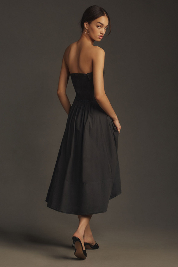 Strapless Twofer Midi Dress | Nuuly Strapless Twofer Midi Dress | Nuuly