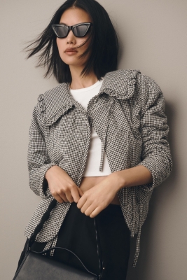 Gingham Quilted Jacket | Nuuly