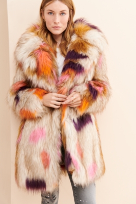 Early Sunset Faux-Fur Jacket | Nuuly