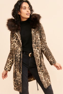Leopard Print Parka | Nuuly