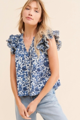 Floral Ruffle Top | Nuuly