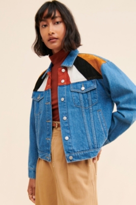 Colorblock Jean Jacket | Nuuly