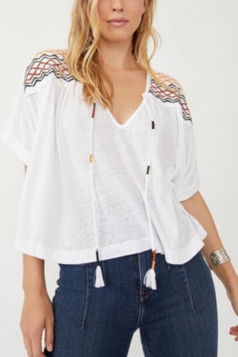 Market Embroidered Top | Nuuly
