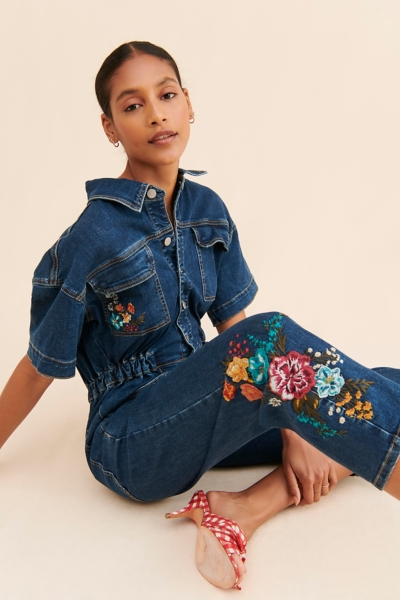 Embroidered Coveralls | Nuuly