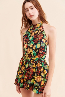 Coral Tides Romper | Nuuly