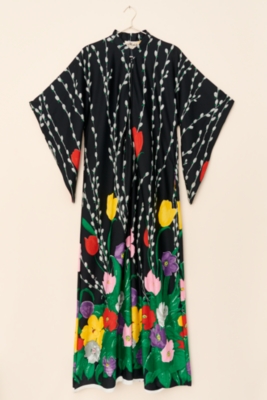 Vintage Rhapsody Floral Front Zip Dress | Nuuly