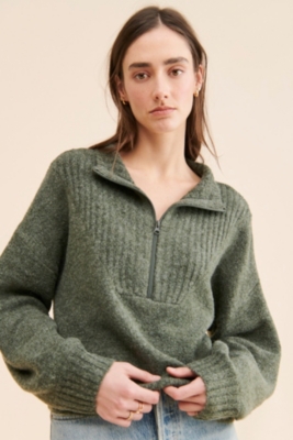 High Neck Knitted Sweater | Nuuly