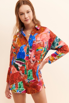 Animal Collage Romper | Nuuly