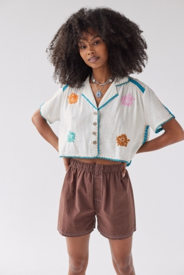Rowan Embroidered Button-Down | Nuuly
