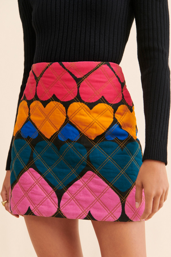 Full Of Hearts Mini Skirt | Nuuly Full Of Hearts Mini Skirt | Nuuly