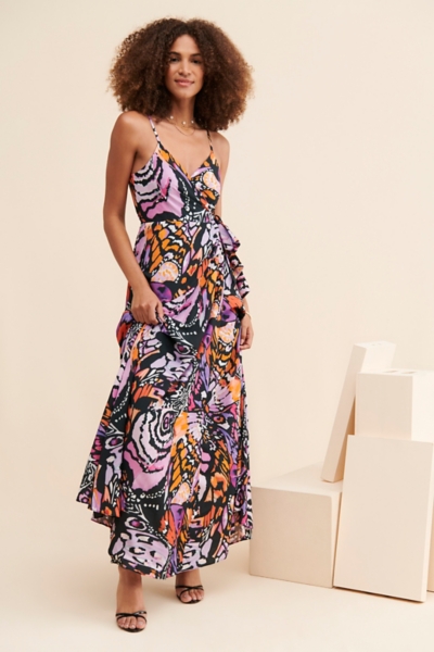 Butterfly Wrap Dress Nuuly