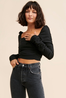 Roma Ruched Top | Nuuly