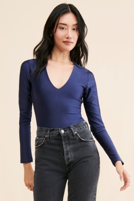 Disco V-Neck Bodysuit | Nuuly