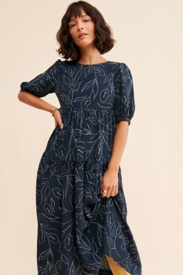 Floral Tiered Midi Dress | Nuuly