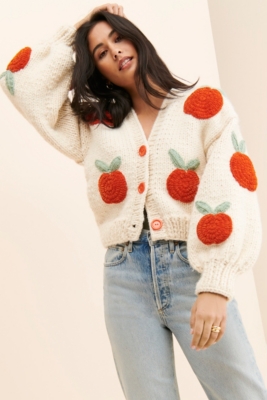 Peach Knit Cardigan | Nuuly