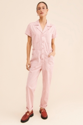 Grover Striped Coveralls | Nuuly