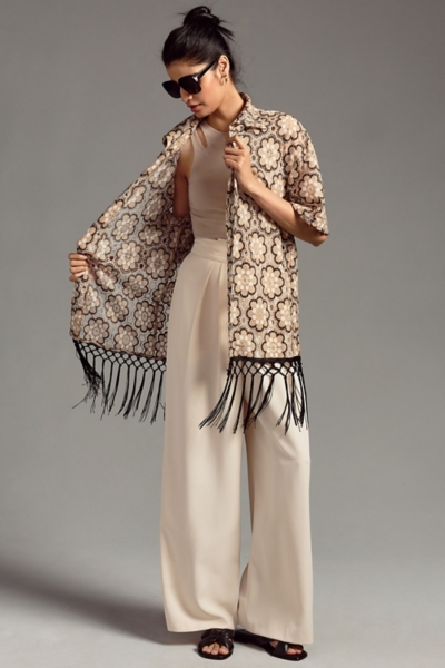 Floral Fringe Duster | Nuuly