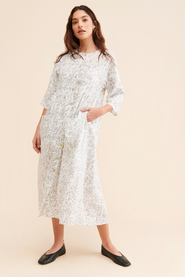Sammy Squiggle Print Dress | Nuuly Sammy Squiggle Print Dress | Nuuly