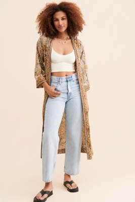 Zoya Printed Duster | Nuuly