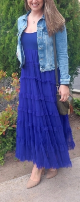 Tiered Tulle Ruffle Dress | Nuuly