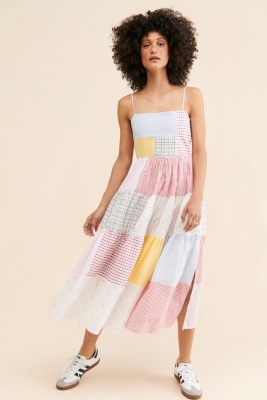 Tori Reversible Patchwork Dress | Nuuly