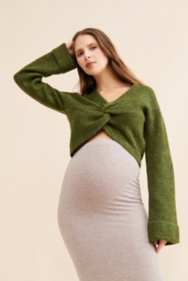 Maternity Svala Crop Knit Top | Nuuly