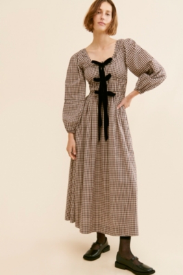 Dakota Bow Midi Dress | Nuuly