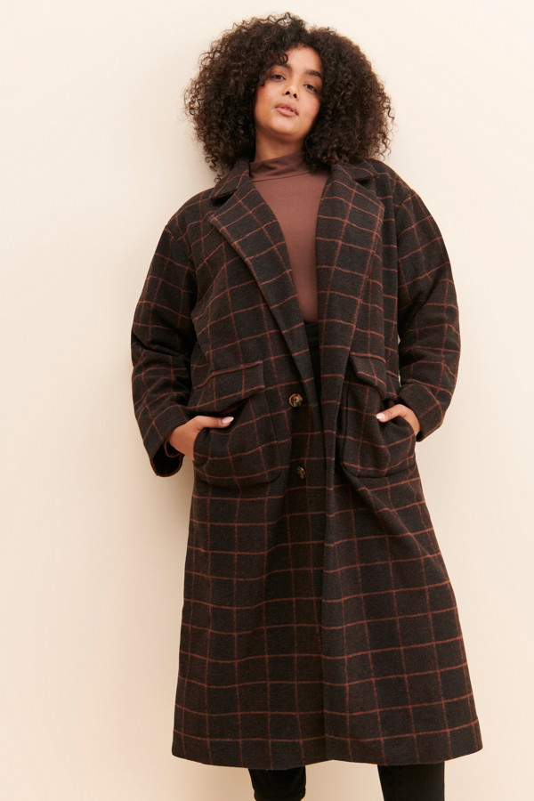 Windowpane Oversized Plaid Overcoat | Nuuly Windowpane Oversized Plaid Overcoat | Nuuly