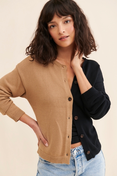 Colorblocked Knit Cardigan | Nuuly