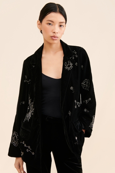Zodiac Beaded Blazer | Nuuly