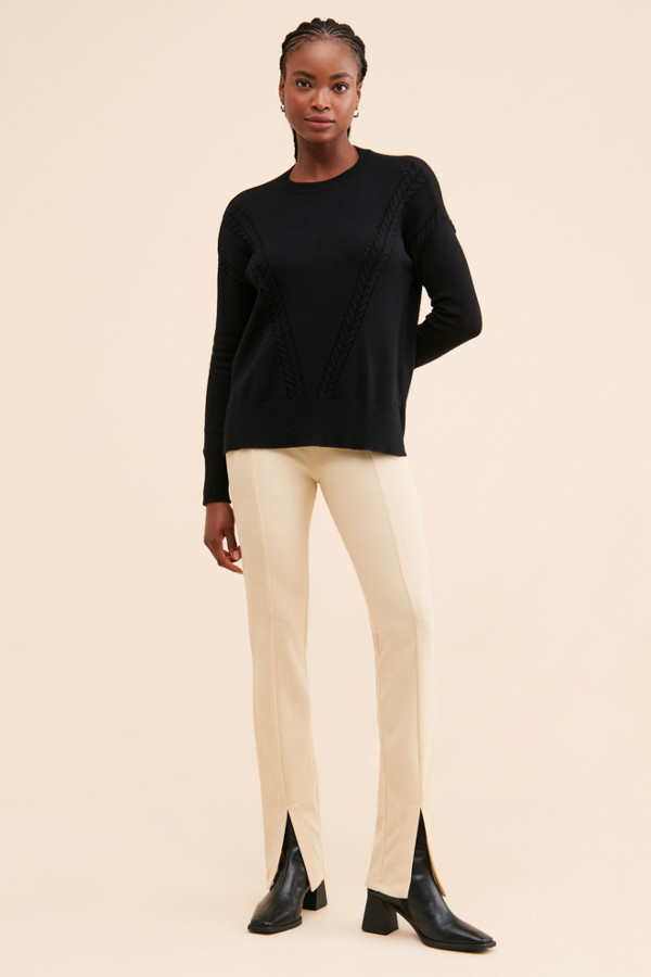 High Low Cable Knit Sweater | Nuuly High Low Cable Knit Sweater | Nuuly