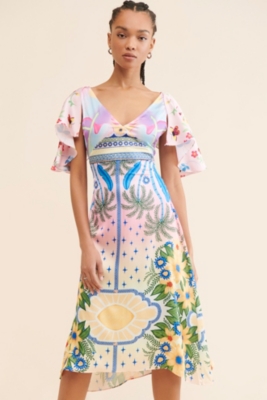 Camille Satin Midi Dress | Nuuly